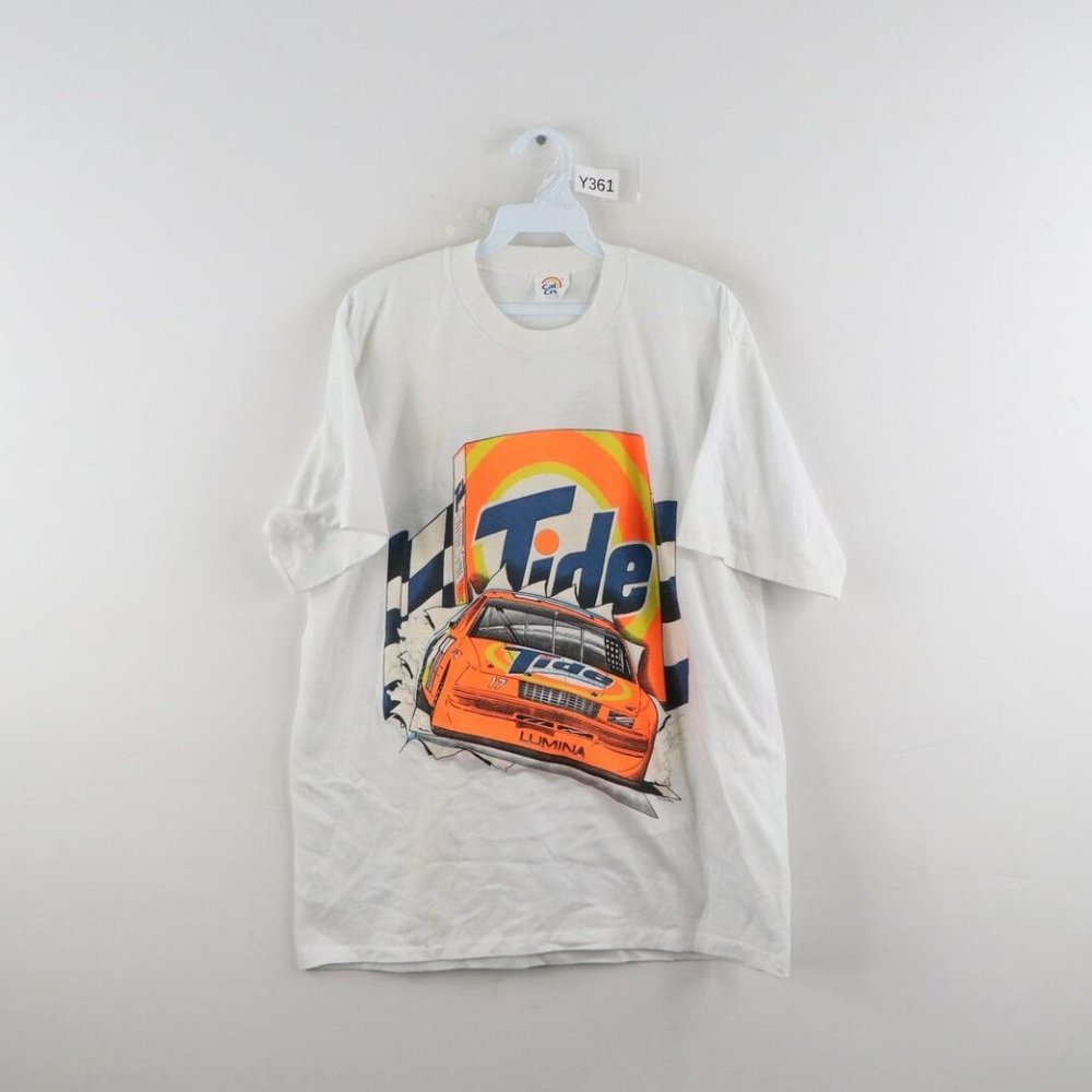 Vintage Nascar Tide Dawn Racing Double Sided Shirt - Gem